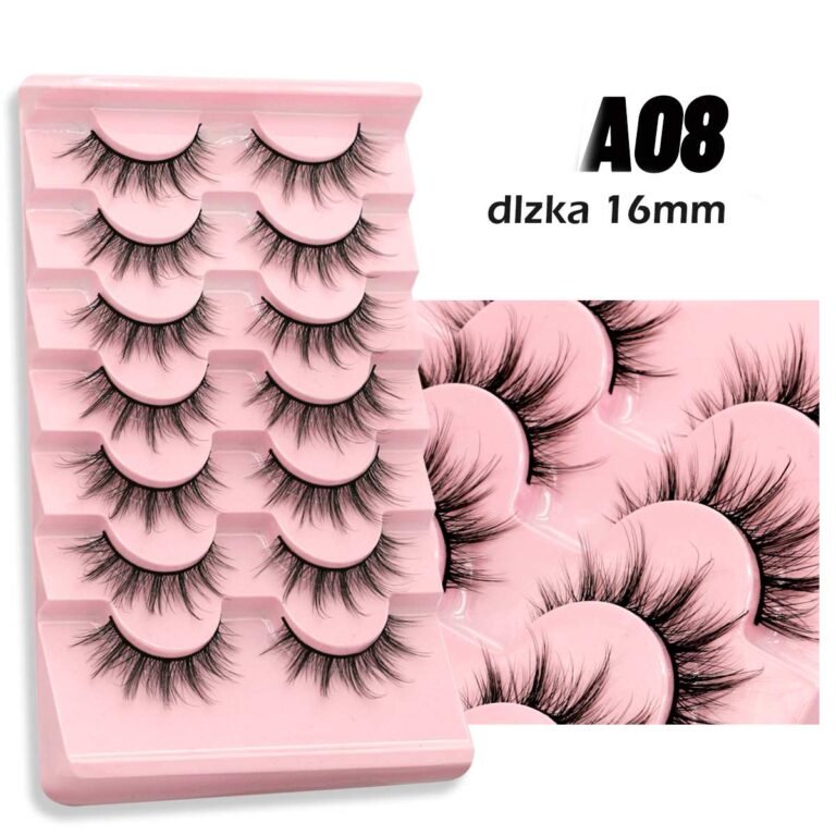 7 párov Riasy Manga Eyelashes Prírodné umelé mihalnice Fluffy | multibella