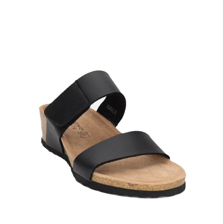 Damske kozene klinove sandále slapky | multibella