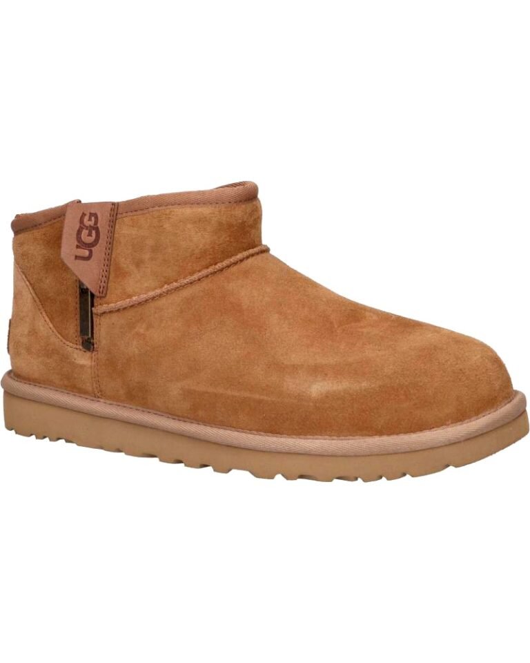 UGG panske cizmy 1143984 CLASSIC ULTRA MINI ZIP COGS CHESTNUT | multibella