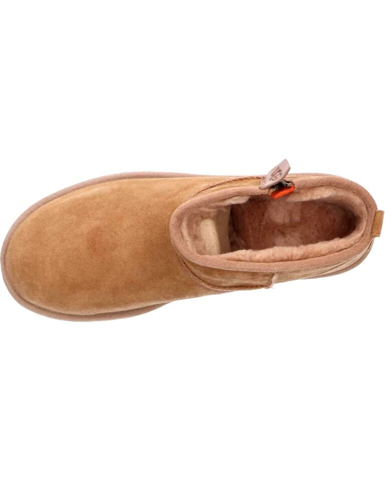 UGG panske cizmy 1143984 CLASSIC ULTRA MINI ZIP COGS CHESTNUT | multibella