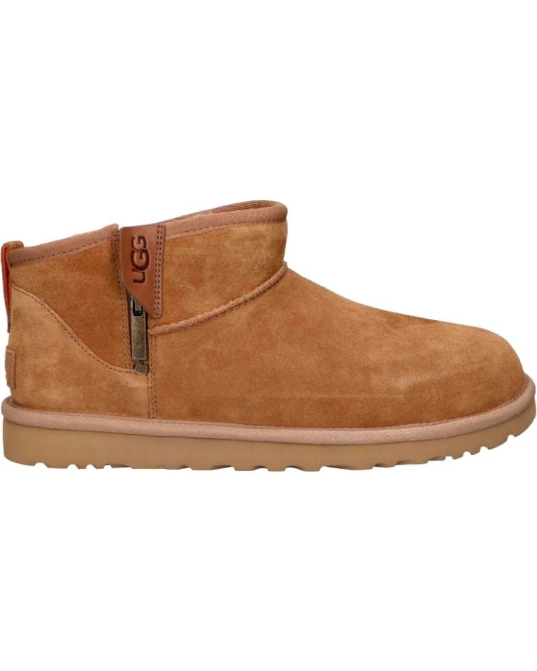 UGG panske cizmy 1143984 CLASSIC ULTRA MINI ZIP COGS CHESTNUT | multibella